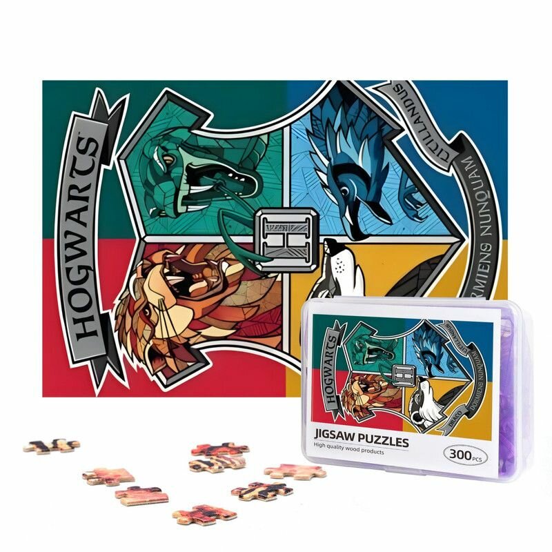 Hogwarts Деревянный пазл Гарри Поттер Деревянные пазлы Хогвартс Harry Potter