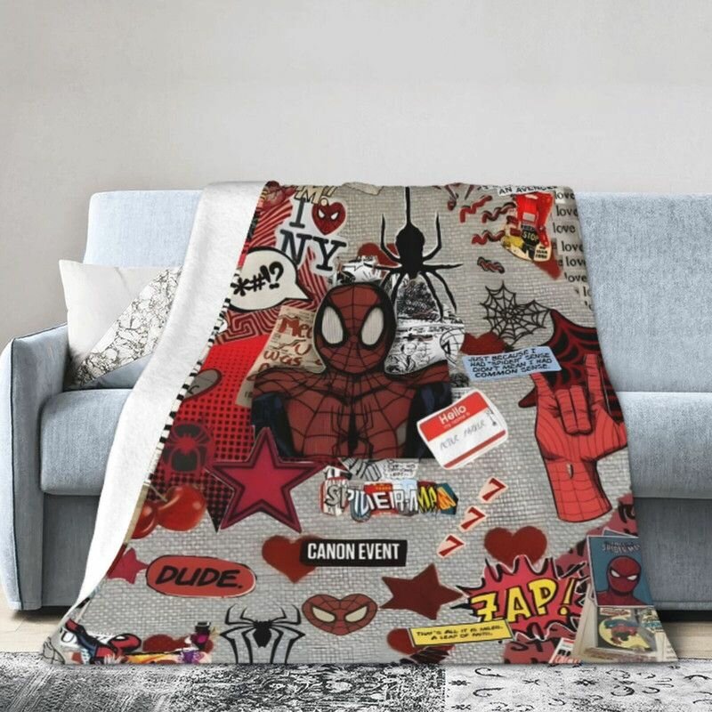 Плед человек-паук Пледы марвел Spider-Man от Marvel