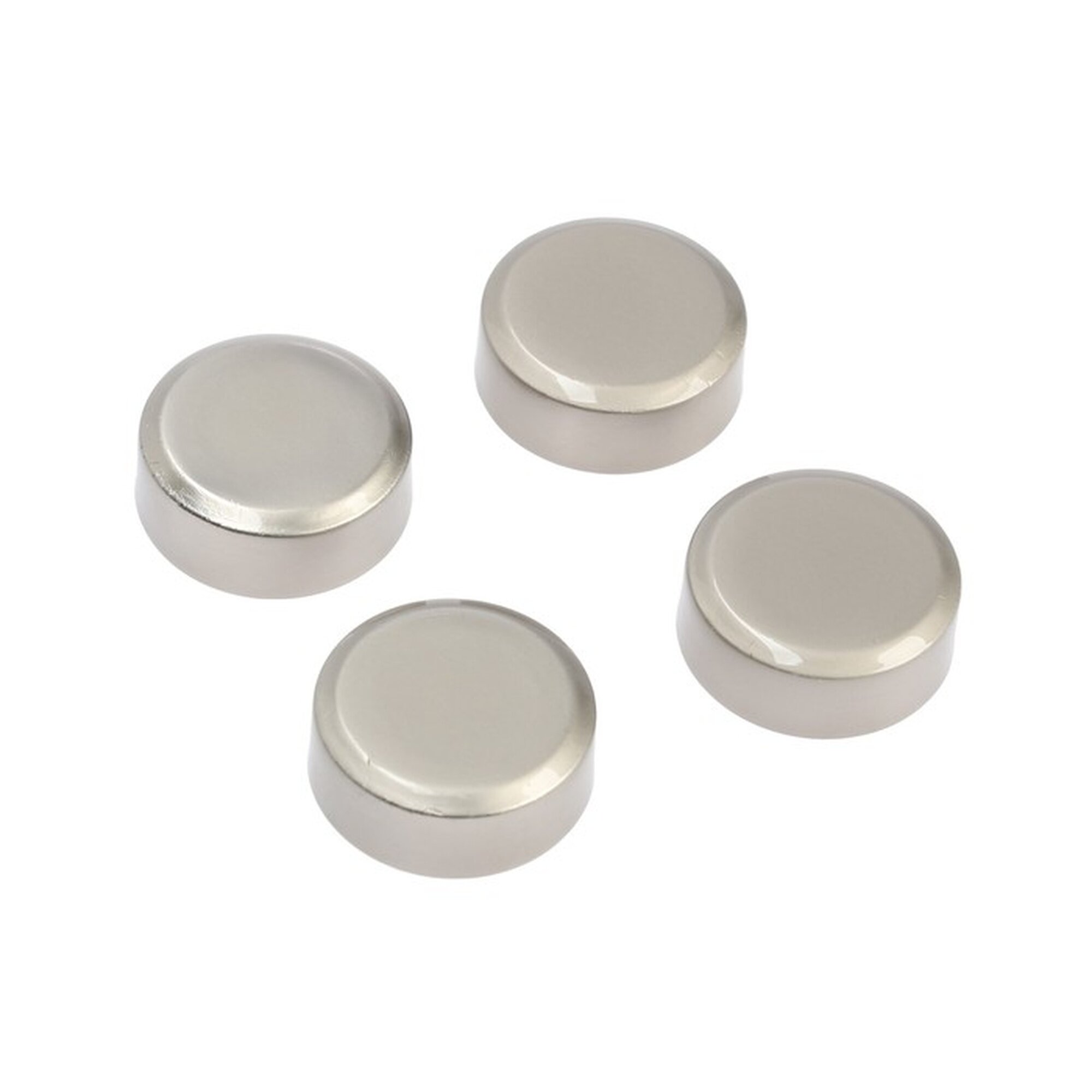 Зеркалодержатель тундра , d=20 мм, без сверления, цвет матовый никель, 4 шт.