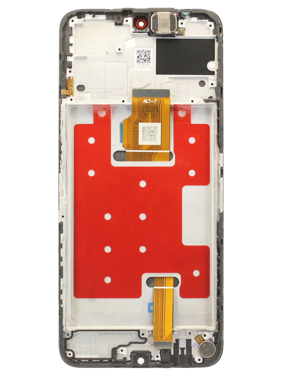 Дисплей для Huawei Honor X7c модуль с рамкой и тачскрином (черный) (HQ)