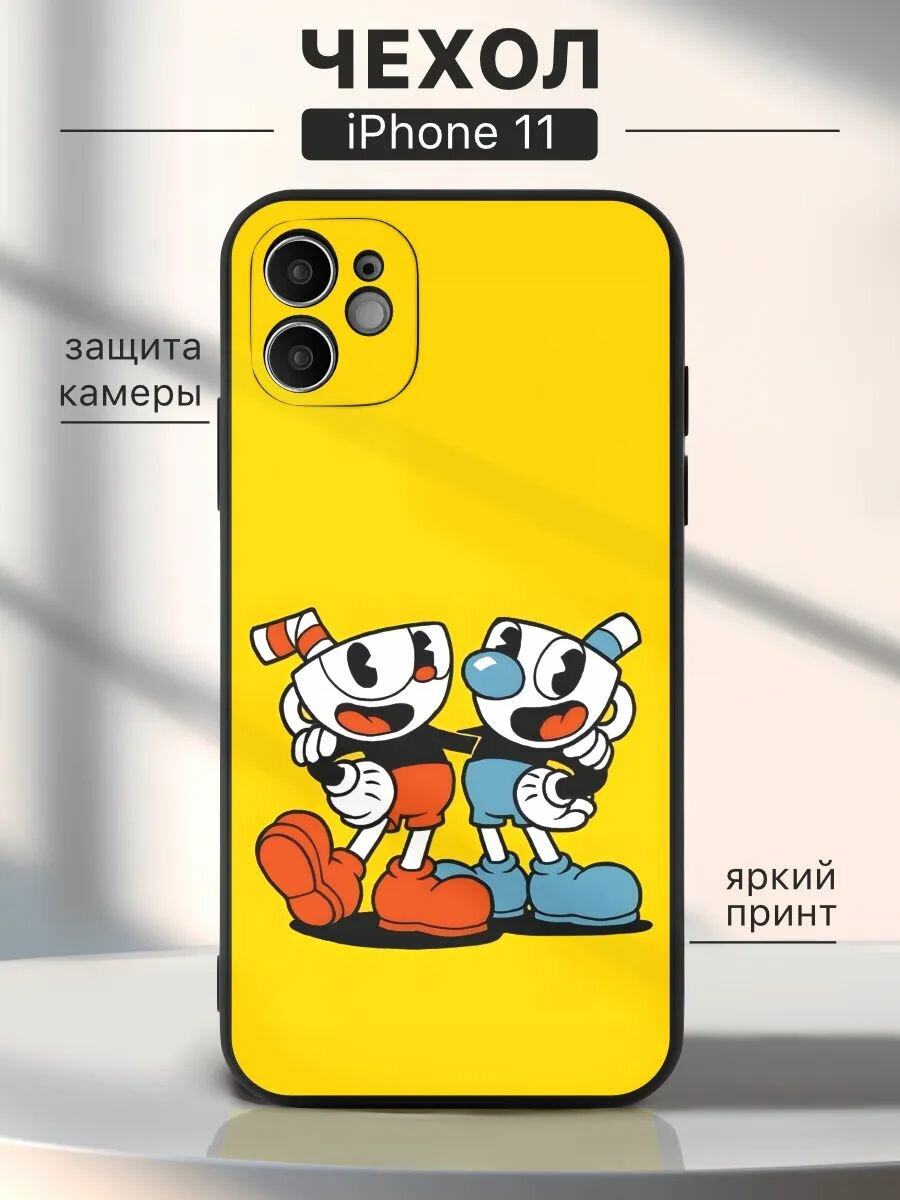 Чехол на iPhone 11 Cuphead - Компьютерная игра