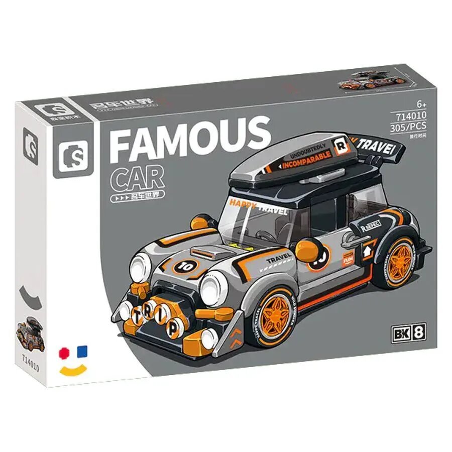 Конструктор SEMBO Famous Car: The Time Travel (открываются двери), 305 дет. (714010)