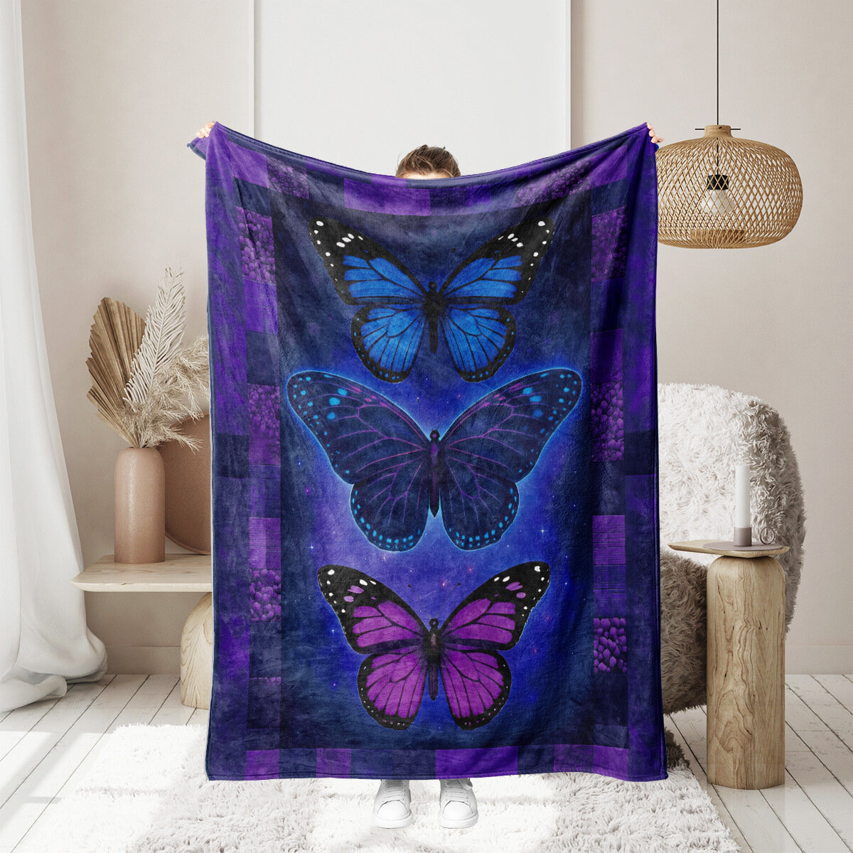 Фланелевое одеяло, одеяло с ворсом для дивана, одеяло для дивана，130x150cm