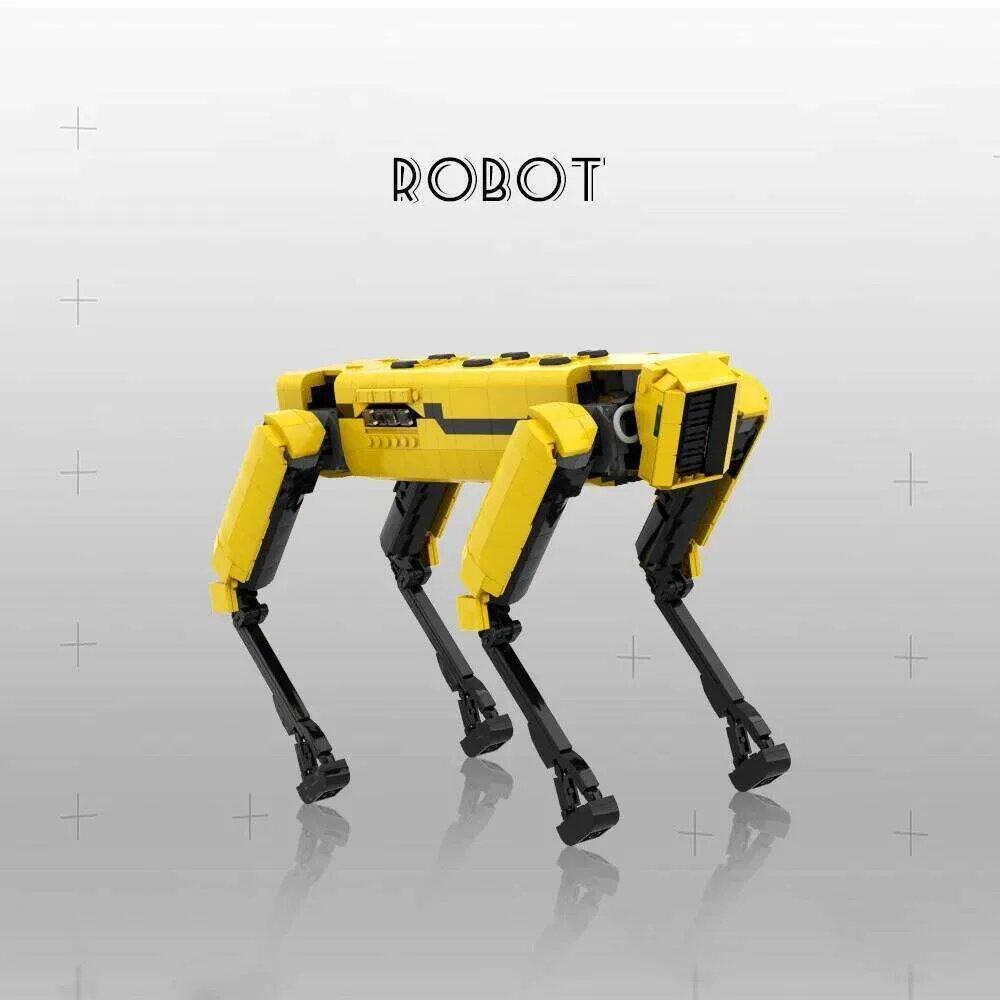 Boston Dynamics Spot Робот из блоков 1374 деталей