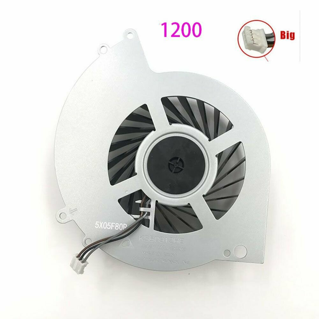 Охлаждающий Вентилятор, кулер для охлаждения процессора приставки Sony Playstation 4 PS4 Fat 12xx 1200