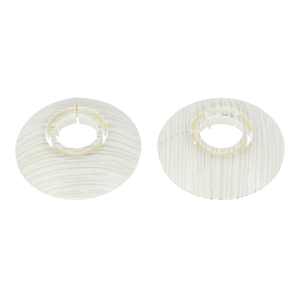 Обвод для труб ПВХ декоративный Идеал 16-22 мм ясень белый (2 шт.)