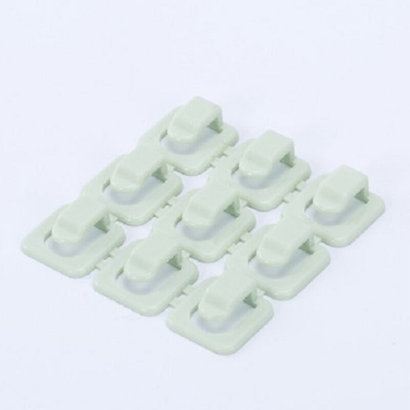 18 шт. фиксирующий зажим для крепления проводов на столешнице, на стене, самоклеящийся зажим для проводов, зажим для отделки проводов в проволочной сетке, устройство для управления проводами, хороший эффект и простота использования