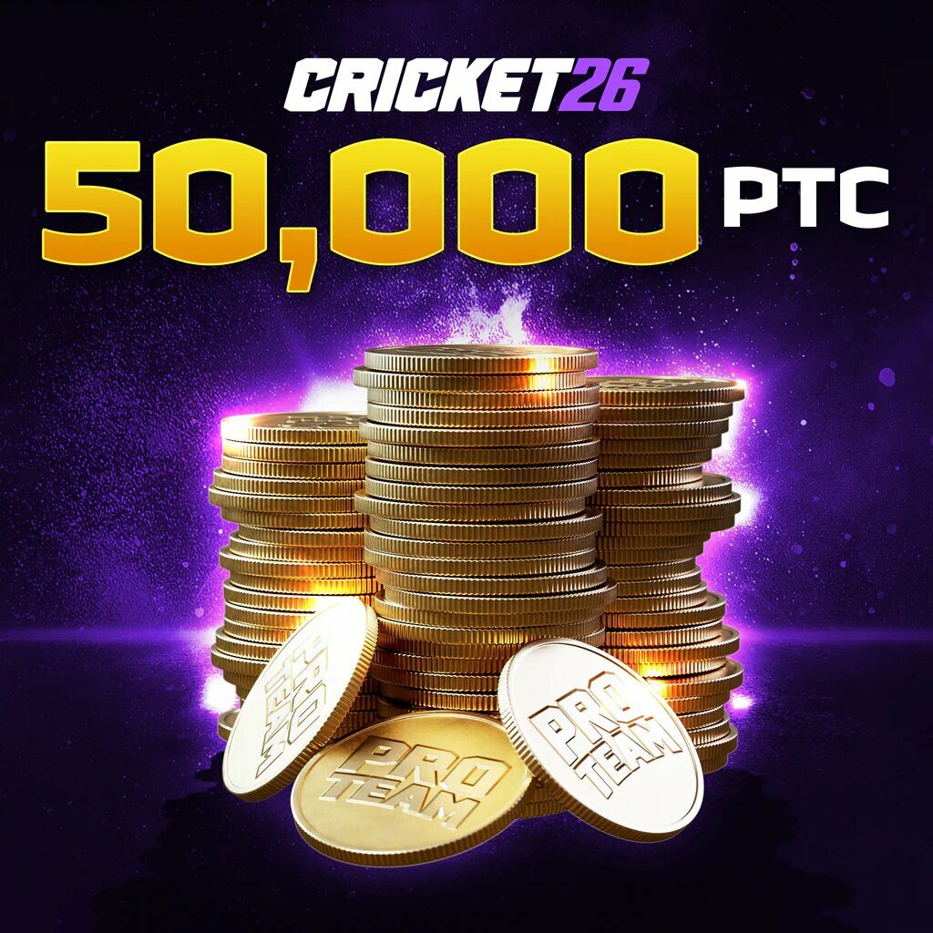Виртуальная валюта Cricket 26 - 50000 Pro Team Credits, для PlayStation, Турция