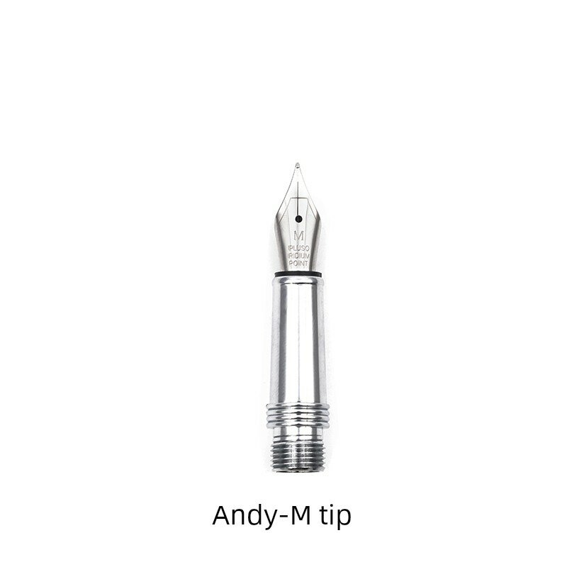 Ipluso Andy Series Fine Nib Holder - M Tip, Stainless Steel Replacement for Pen Accessories