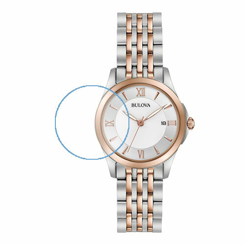 Скрин Мобайл защитный экран для часов Bulova 98M125 из нано стекло 9H