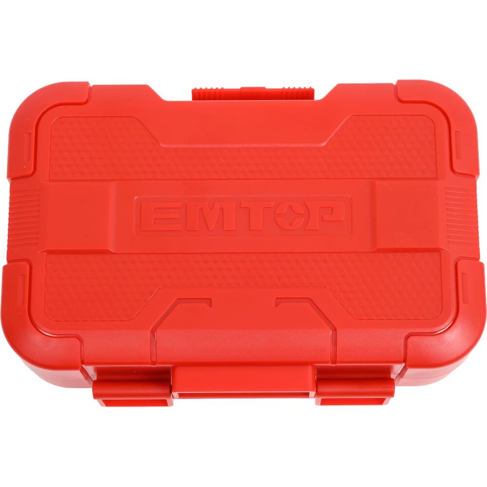 Набор ударных бит EMTOP ESBT04501, 45 шт, Phillips, Pozidriv, Slotted, с магнитным наконечником в футляре