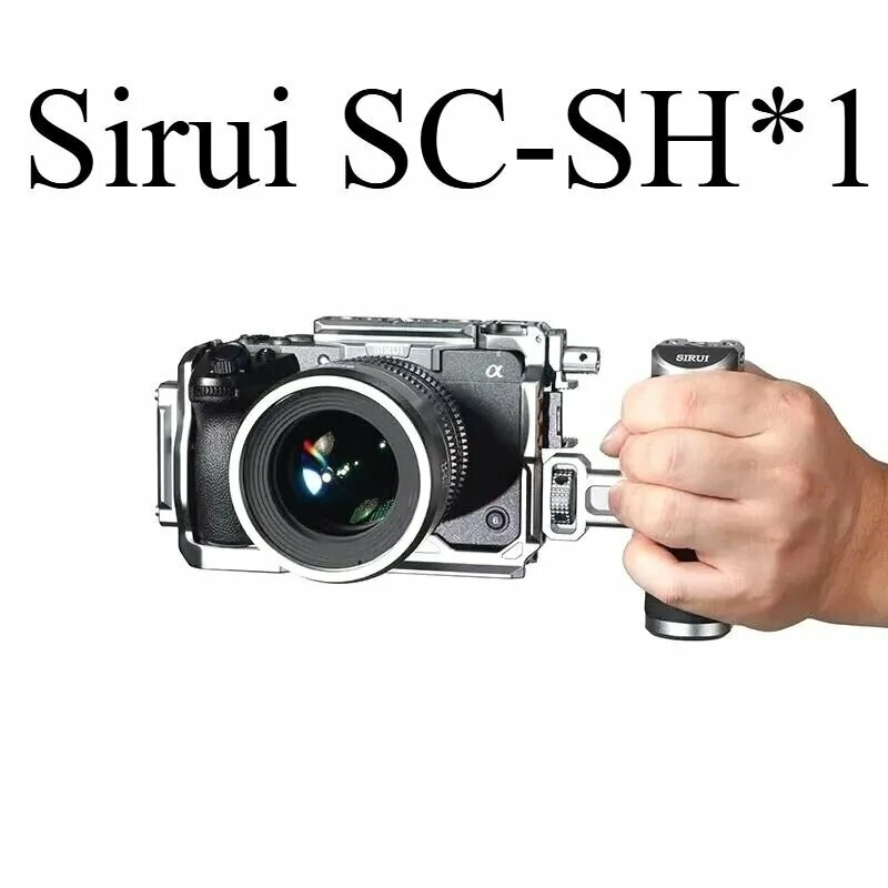 Рукоятка боковая Sirui SC-SH, Универсальная ручка для камеры С боковым поворотом по стандартам NATO и ARRI, варианты установки Ручки для зеркальной камеры Sony Fuji Canon
