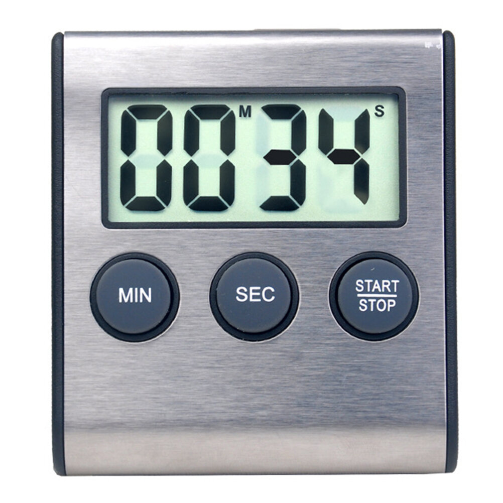 Digital Mini Kitchen Timer Alarm Clock Cooking Portable Magnetic Countdown for Barbecue Spa