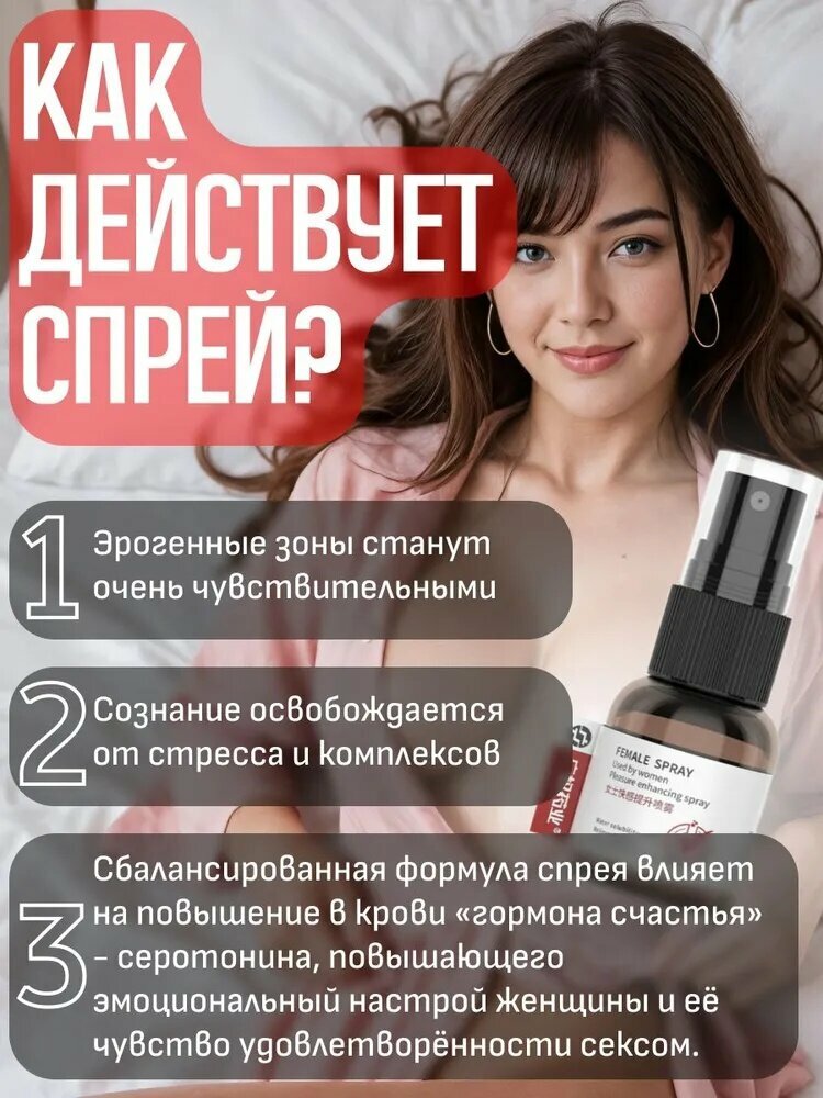 Возбуждающее средство, Спрей, 10,7 млмл ZZ