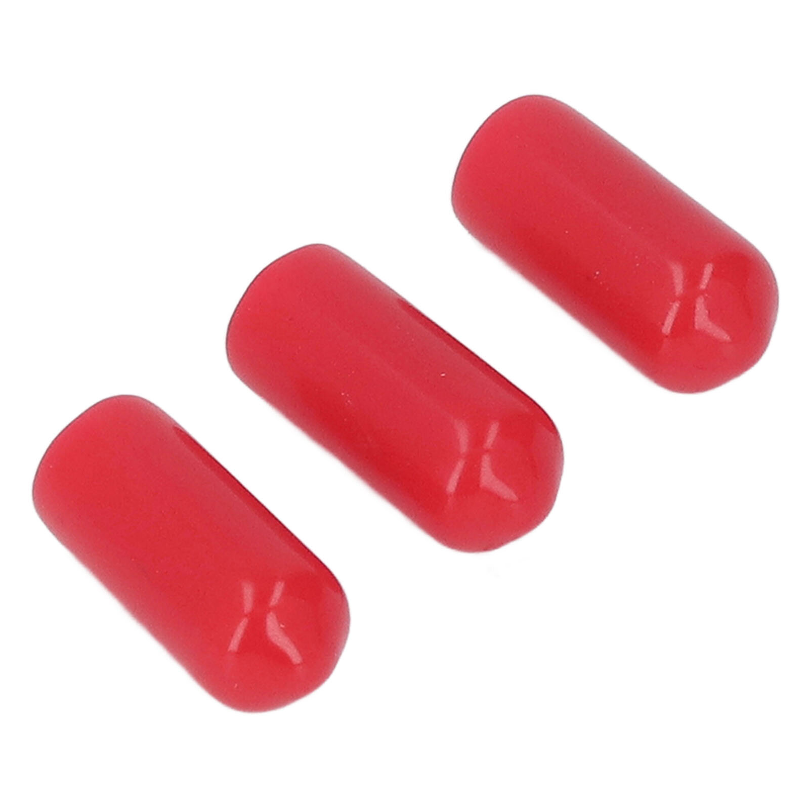 100 шт. защитные колпачки для резьбы из ПВХ, круглые крышки для концов труб, защита для винтов для фланца клапана цилиндра 7 мм