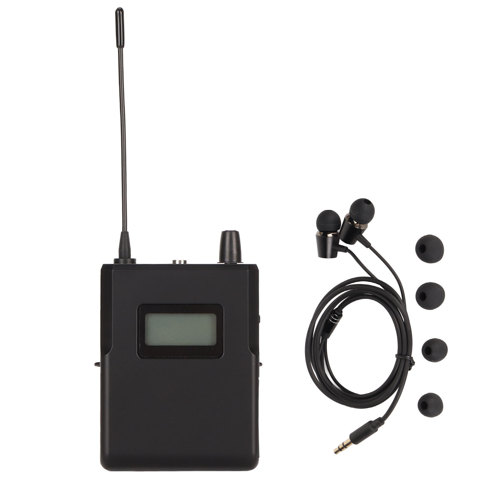 ANLEON S2R Receiver 670 680Mhz LCD Screen Stable Signal Portable Radio with Earphone for Indoor Outdoor
