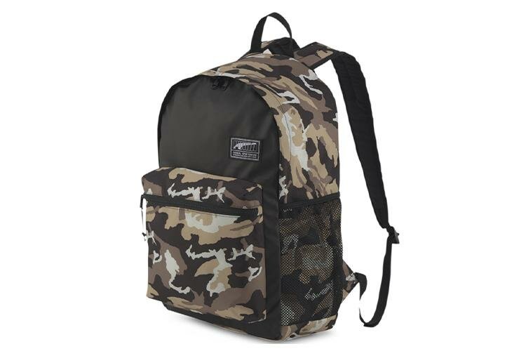 Рюкзак унисекс PUMA из полиэстера Regular, серый/камуфляж (цвет: camouflage black)