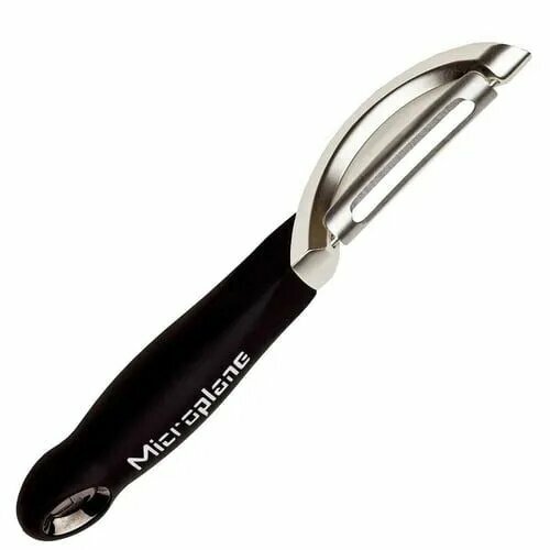 Microplane / Микроплан овощечистка для овощей ручная поворотная, цвет черный
