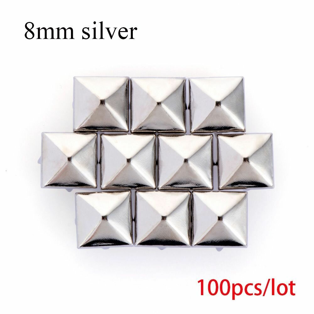 100pcs 6/8/10/12mm Твердый гвоздь