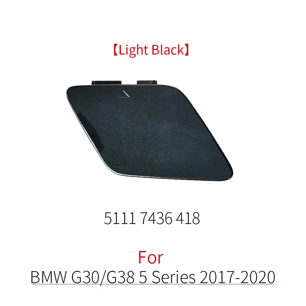 Для BMW G30 Автомобильный передний бампер, фаркоп, крышка для BMW 5 серии 2017-2020 520 528 530 535 550i 51117427448 51117436418 Black