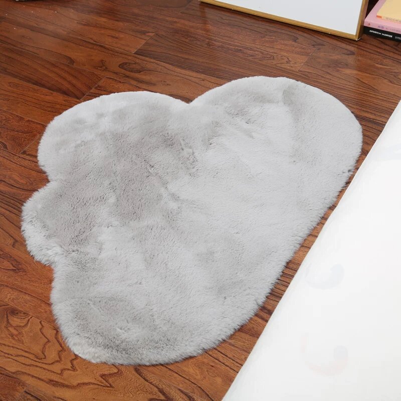 Плюшевый ковер-облако, пушистый ковер, прикроватный ковер, ковер для туалетного столика, коврик, ковер для комнаты
