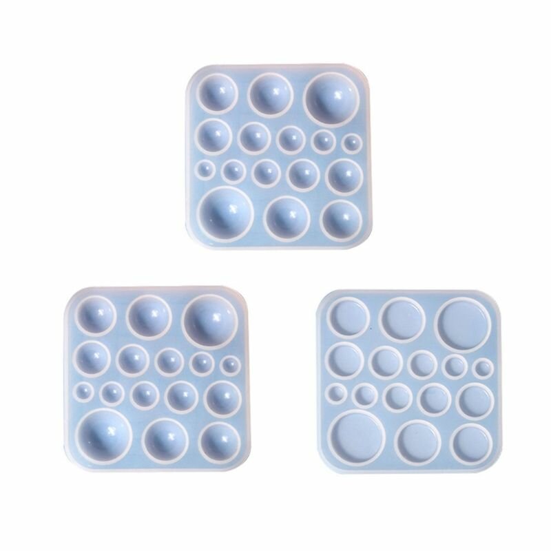 (3 шт.) Силиконовая форма для украшения драгоценными камнями - набор из 3 штук