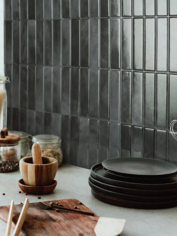Стеновые панели самоклеящиеся DECOR TILES 29х23 см для ванной, гостиной, декора помещений и мебели, фартук для кухни на стену. Имитация кафельной плитки. Комплект - 10 шт.