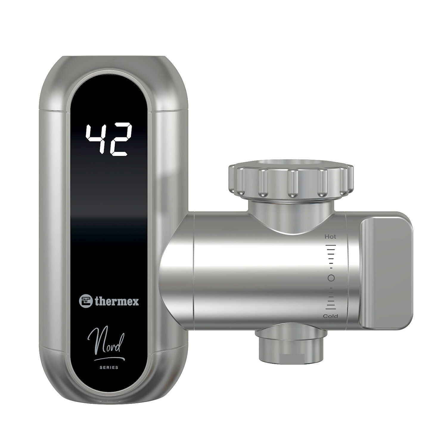 Водонагреватель Thermex Nord 3500, проточный, электрический, с дисплеем, УЗО