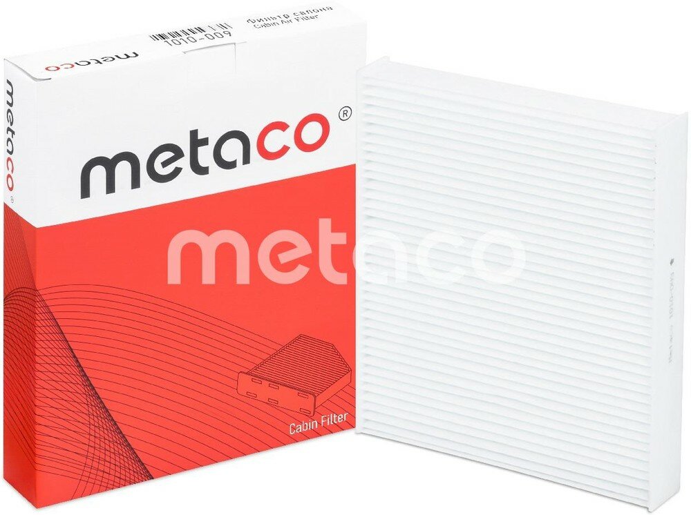 Фильтр салона METACO 1010-009 Ford Focus II 05>, Volvo S40 2004> не угольный