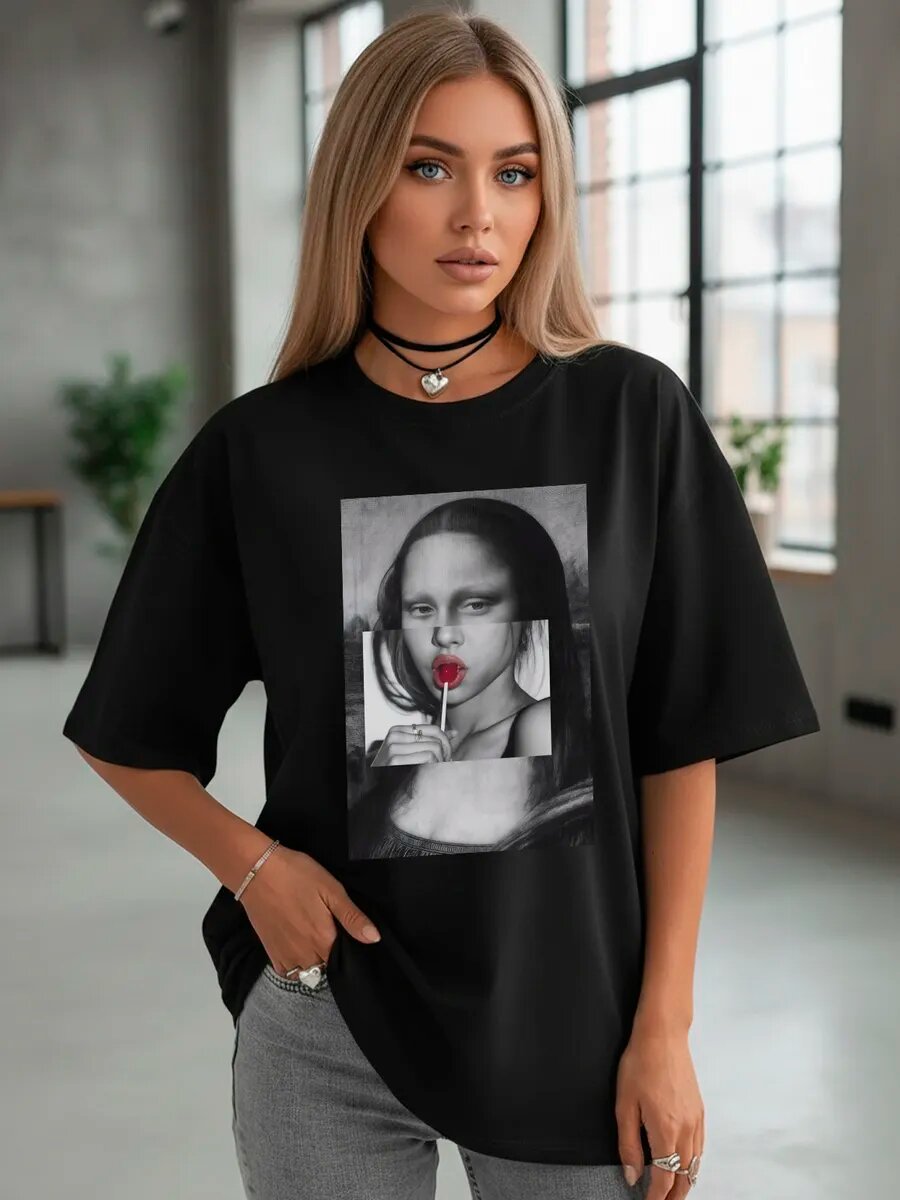 Футболка PRINTSHOT, 1 шт., размер XL, черный — фото 1