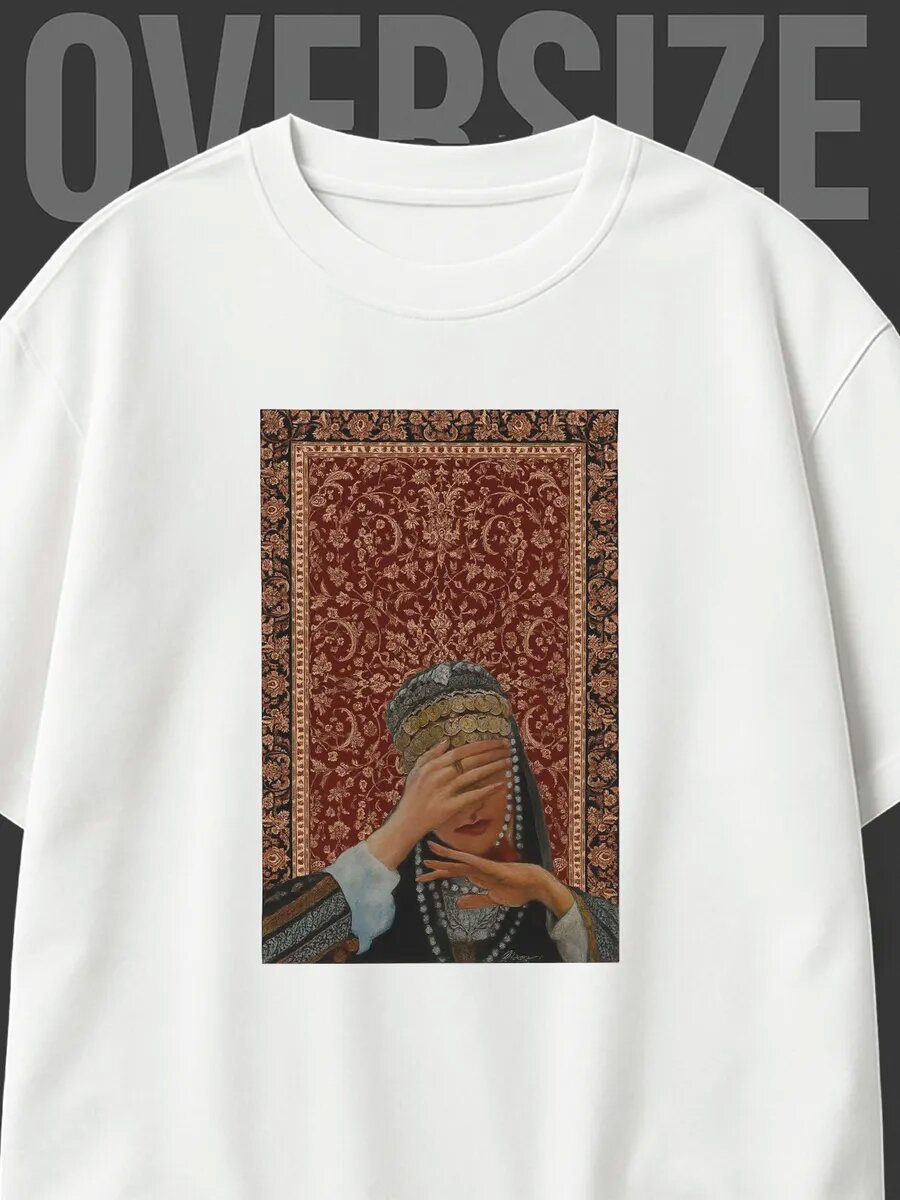 Футболка PRINTSHOT, 1 шт., размер L, белый