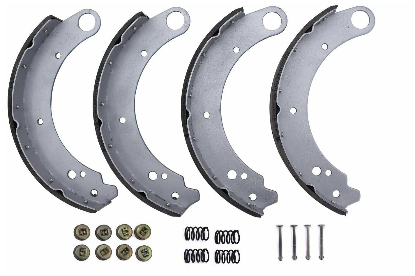 REDBTR 550069 Колодка тормозная УАЗ-Патриот, Хантер,469 пер бараб тормоза (длинная) (к-т 4шт) (RedBTR)