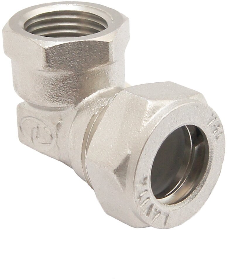 Угольник 15*1/2" Lavita внутренняя резьба для гофрированной трубы из нержавеющей стали