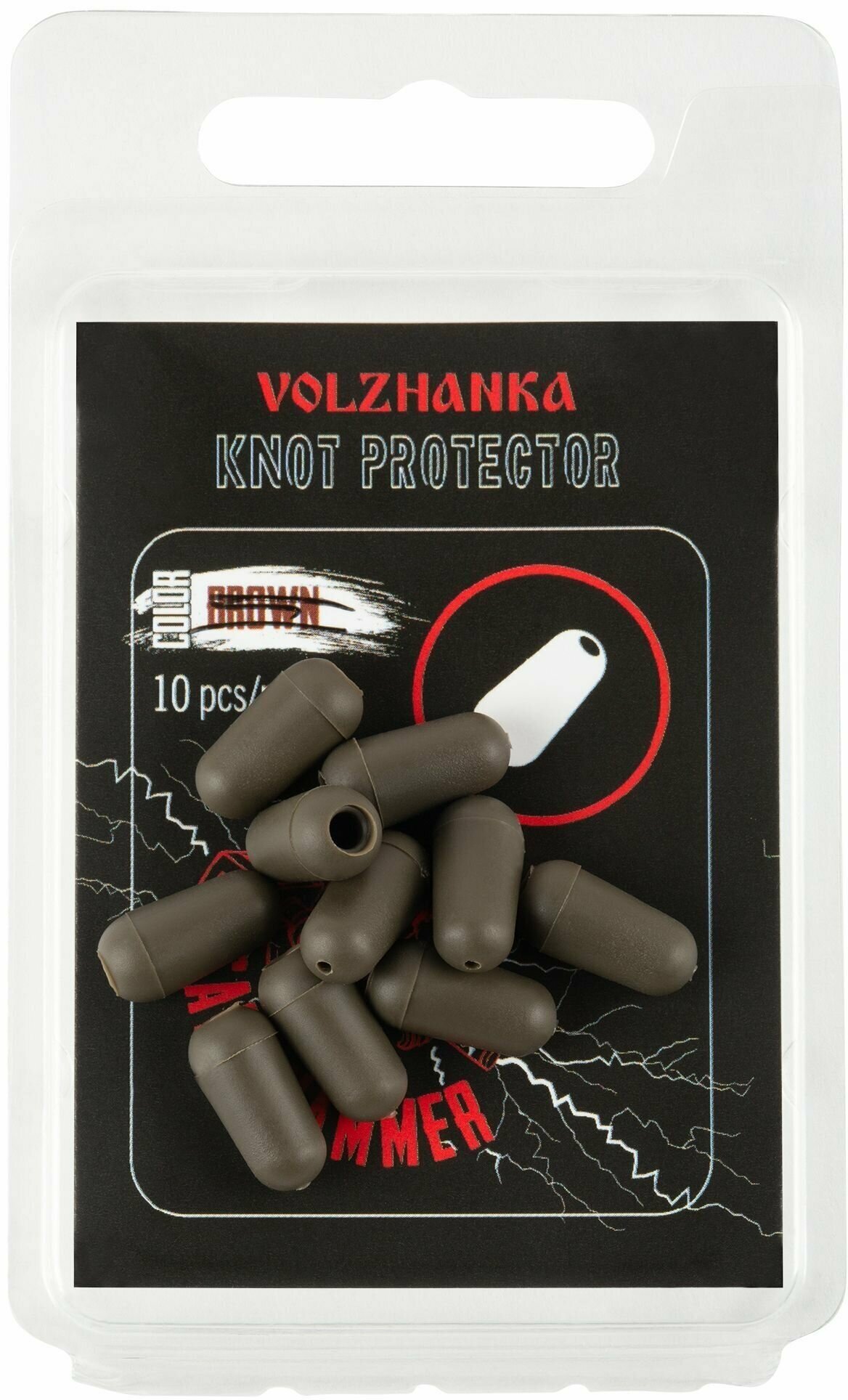 Carp Hammer Бусина-отбойник "Volzhanka Knot Protector " цвет Dark Green (10шт/уп)