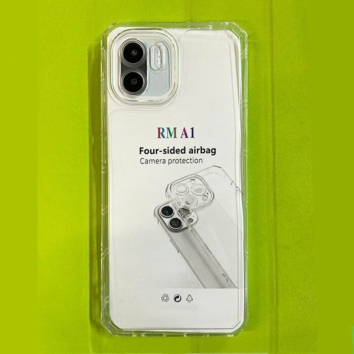 Чехол для Xiaomi Redmi A1/A2, Armor (противоударный) с защитой камеры