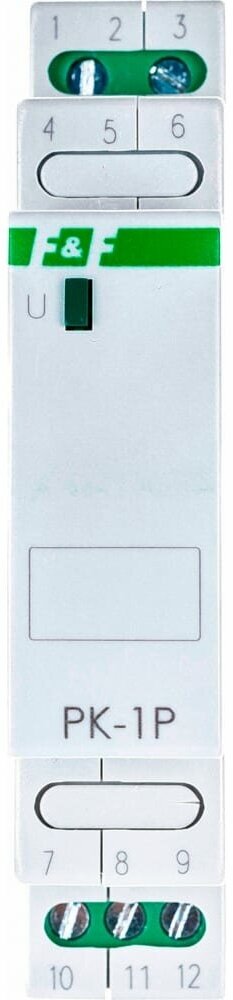 Промежуточное, F&F, реле F&F PK-1P/Un12V EA06.001.001, Дополнительные, технические