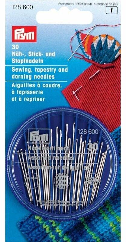 Иглы ручные для шитья (30 шт в наборе) PRYM 128600