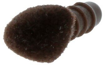 Нос флокированный "HobbyBe" DNF- 9 с шайбой 9 мм x 7 мм коричневый