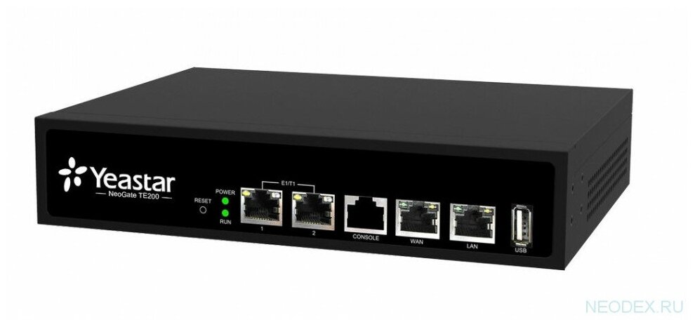 Yeastar NeoGate VoIP-PRI шлюз TE200, 2*E1