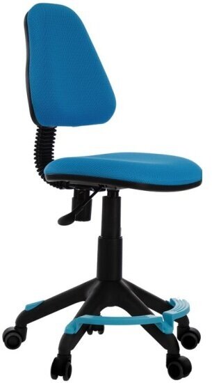 Кресло детское Бюрократ KD-4-F/TW-55 голубой TW-55 колеса голубой