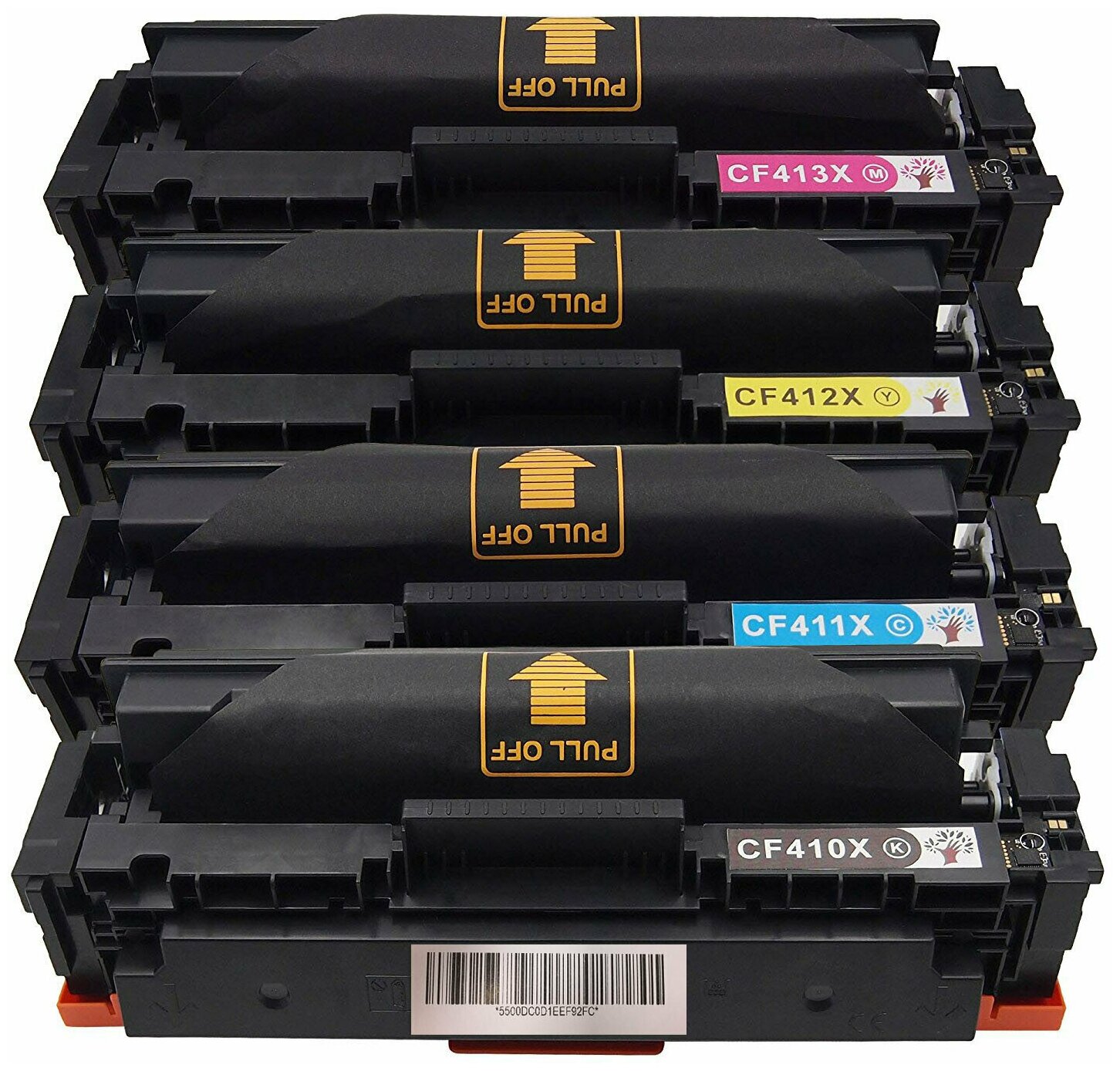 Набор картриджей для HP CF410x/411x/412x/413x 4шт , совместимый, SuperFine