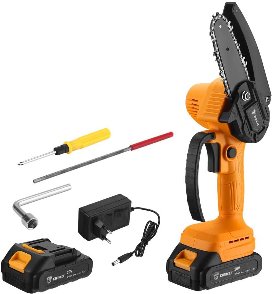 Пила цепная аккумуляторная DEKO DKCHS 20-4, 063-4308
