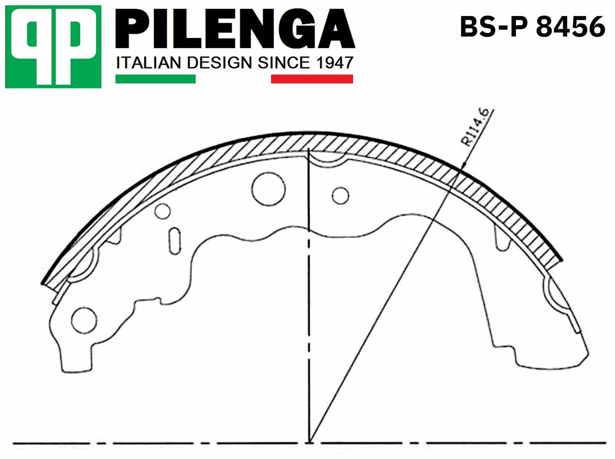 Колодки тормозные Pilenga BSP8456