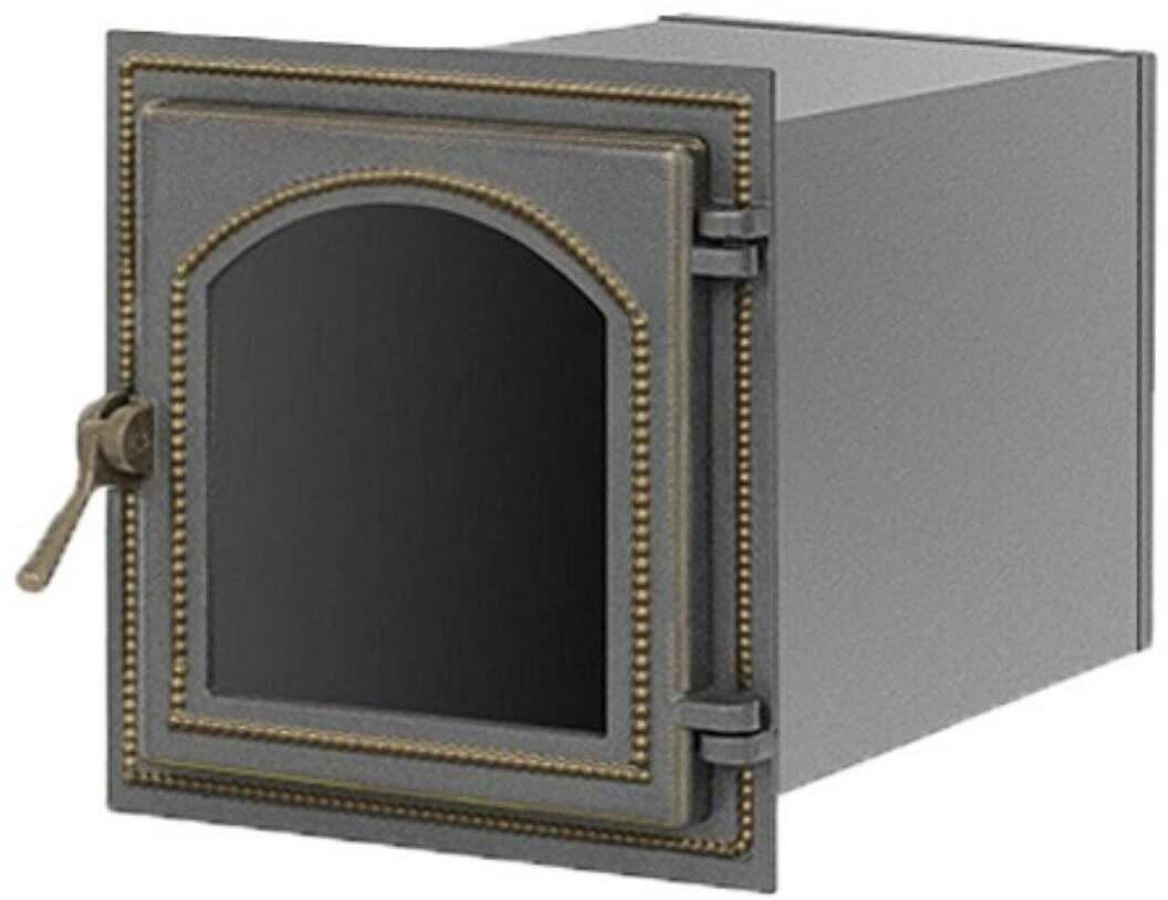 Духовой шкаф везувий 220 (Бронза), чугун, встраиваемый, 30х33,6х45 см