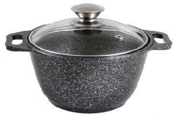 Кастрюля кукмор КМТ22а 2,0 л, графит