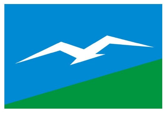 Флаг города Анива 70х105 см