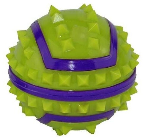 Игрушка DOGMAN Мяч для массажа десен с шипами для собак (9,7 см)