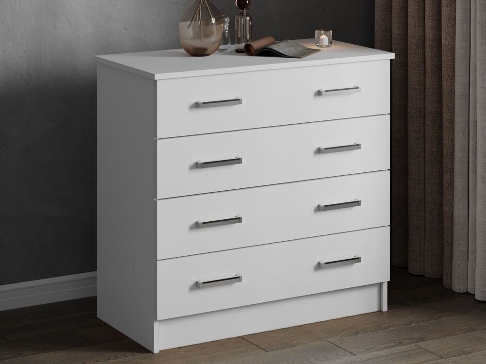Комод 4 ящика Катрин 3 (820*810*425), цвет Белый фабрика Тэкс