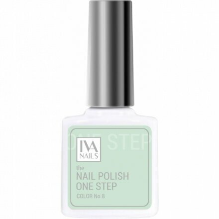 Гель-лак однофазный IVA nails, Nail Polish ONE STEP №8 фисташковый, 8 мл