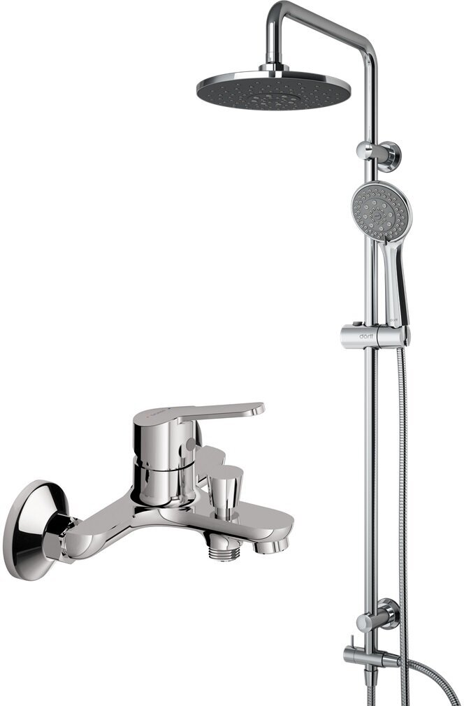 Душевая система Dorff D0711010 Norma с тропическим душем и смесителем в комплекте